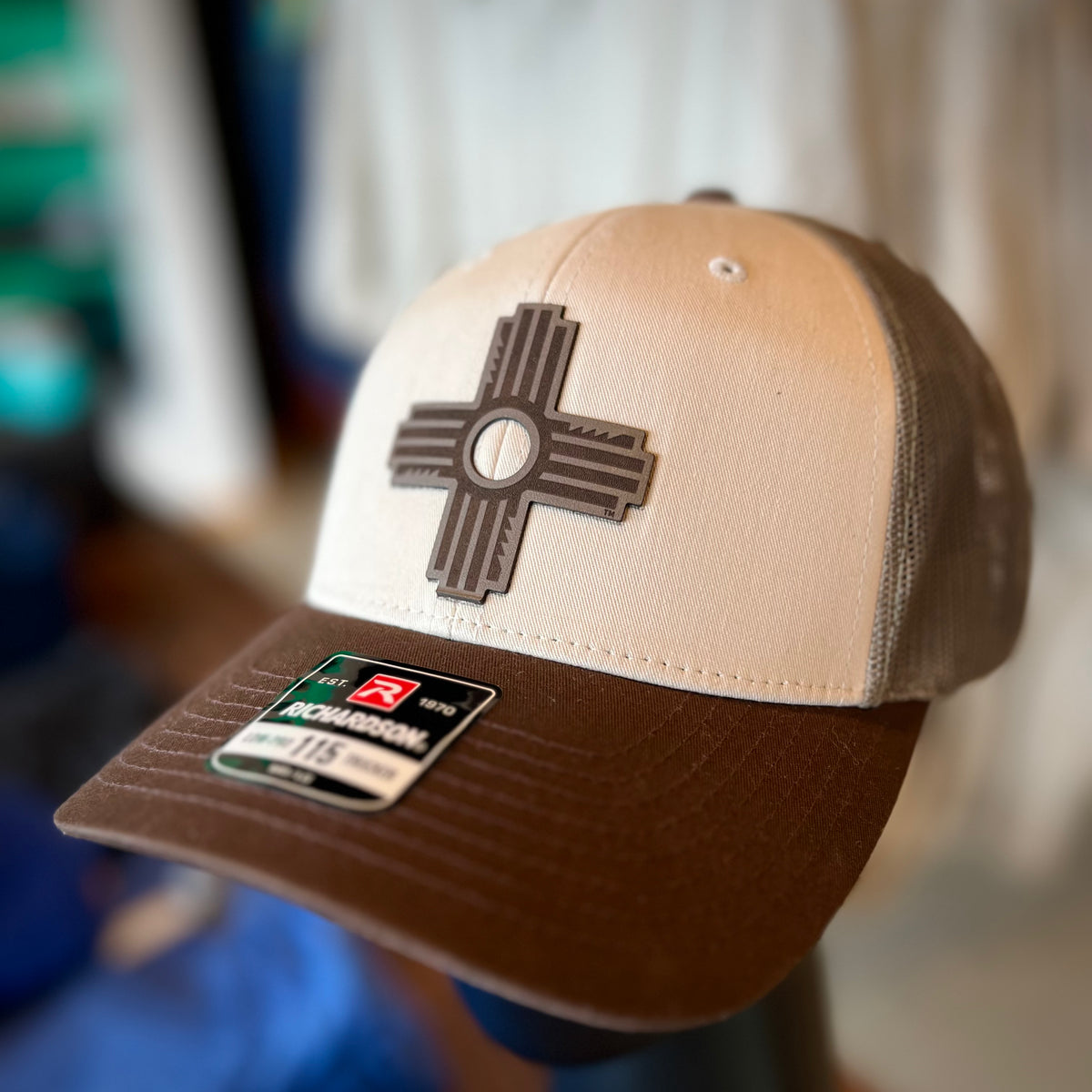 Zia Leather Patch Structured Hat – FS2 Supply Co.