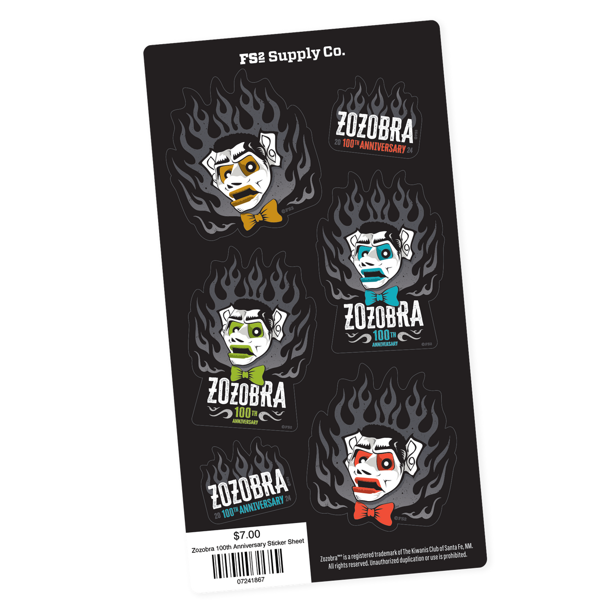 Zozobra 100th Anniversary Sticker Sheet – FS2 Supply Co.